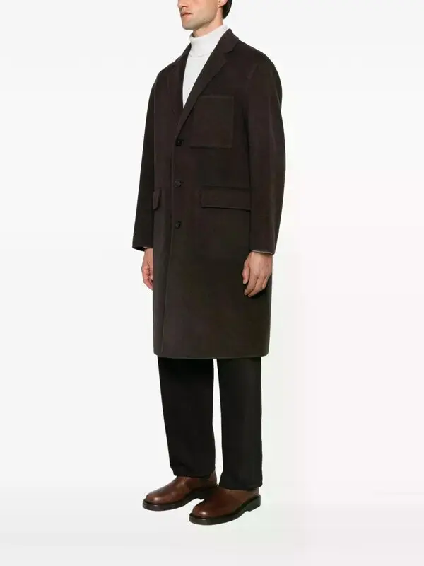 DUNO Single-breasted Wool Coat