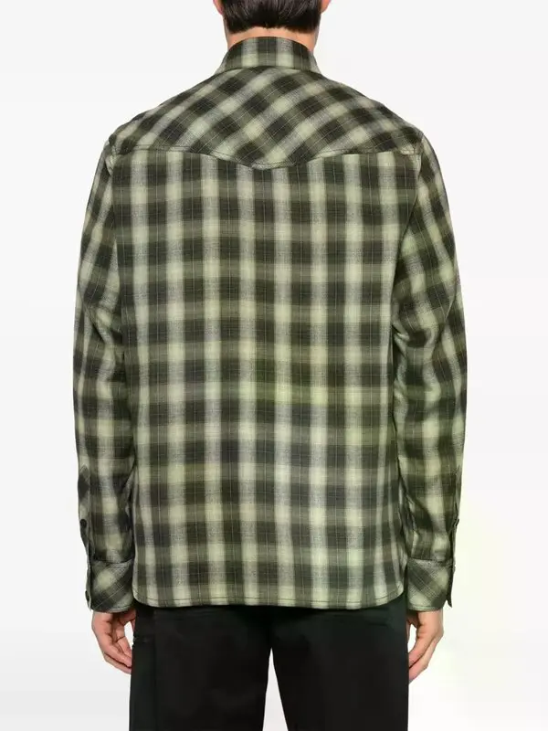 Moncler Check-print Shirt