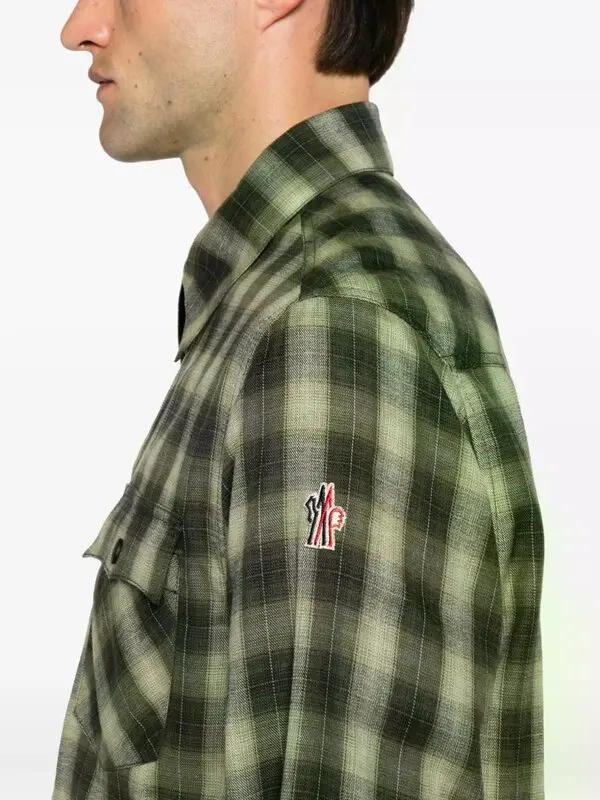 Moncler Check-print Shirt