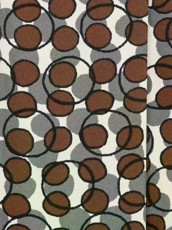 LAURA URBINATI Geometric-print Scarf - Neutrals