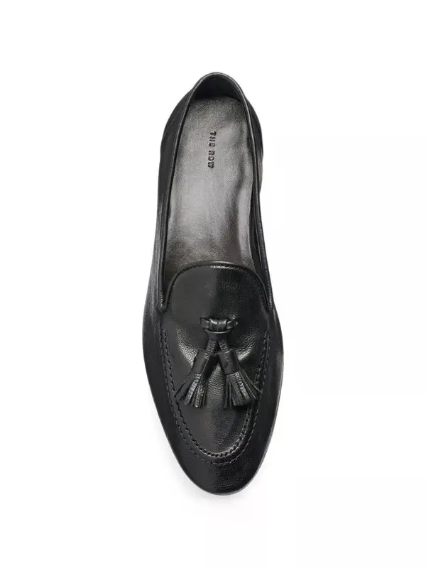 THE ROW Caden Loafers - Black
