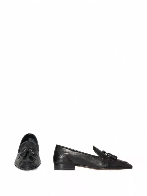 THE ROW Caden Loafers - Black