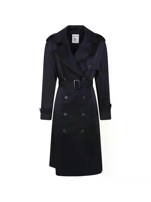 SEMICOUTURE Double-breasted Belted Trench Coat