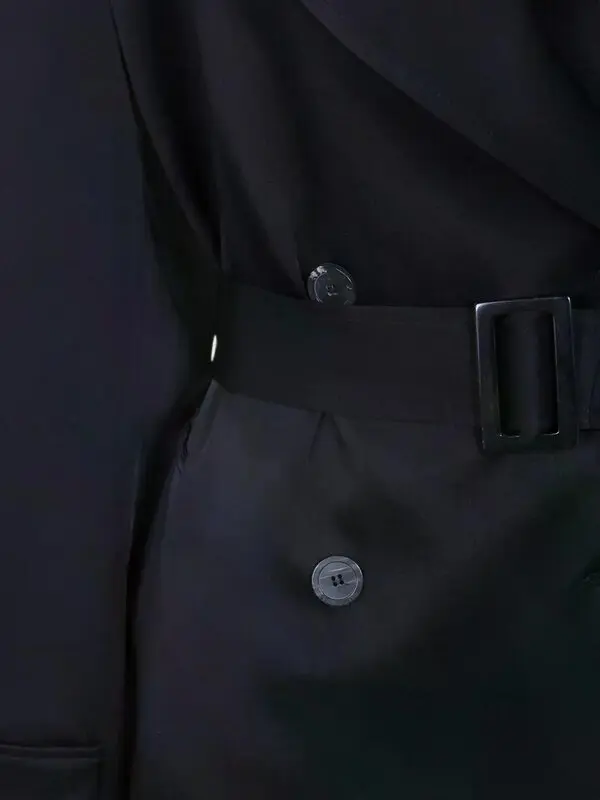 SEMICOUTURE Double-breasted Belted Trench Coat