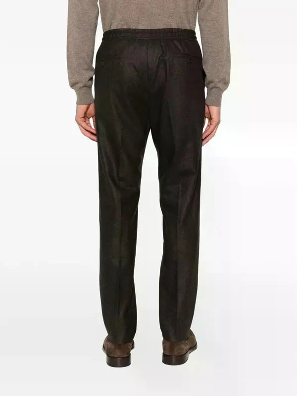 Corneliani Drawstring Virgin Wool Trousers