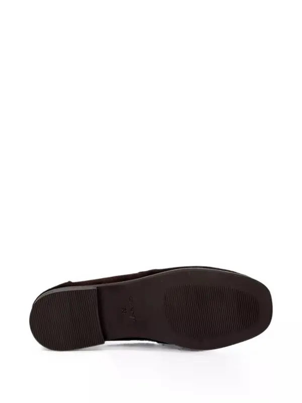 Gant Suede Logo-plaque Loafers
