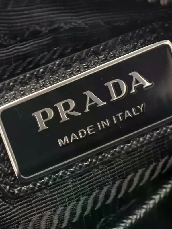 Prada 2020s Tessuto Saffiano Handbag - Black