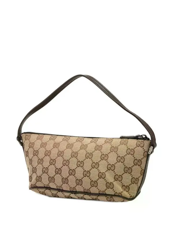 Gucci 2000-2015 Gg Canvas Boat Shoulder Bag