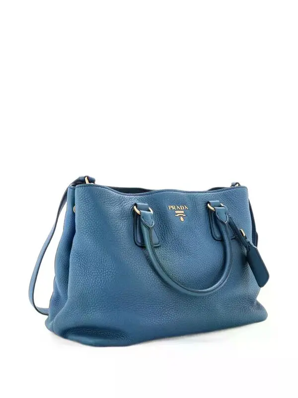 Prada Convertible Shopping Vitello Daino Medium Tote Bag