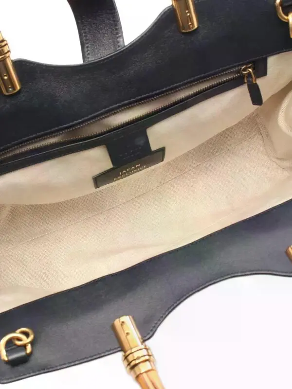 Gucci Dahlia Gg Marmont Bamboo Tote Bag