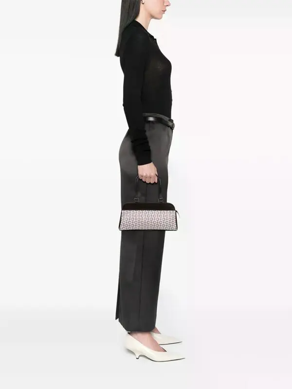 Celine 20th Century C Macadam Canvas Handbag