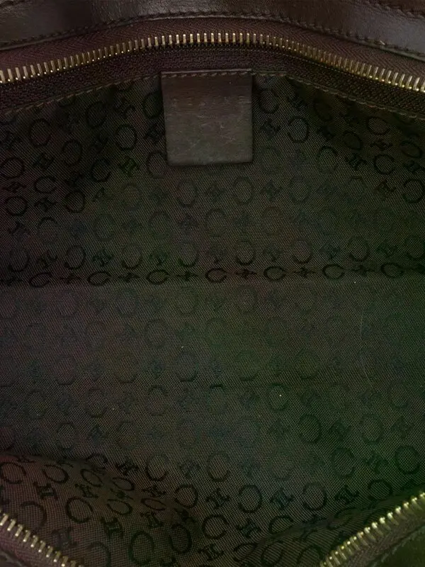 Celine 20th Century C Macadam Canvas Handbag