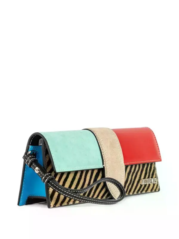Jacquemus Patchwork Zebra-print Clutch Bag
