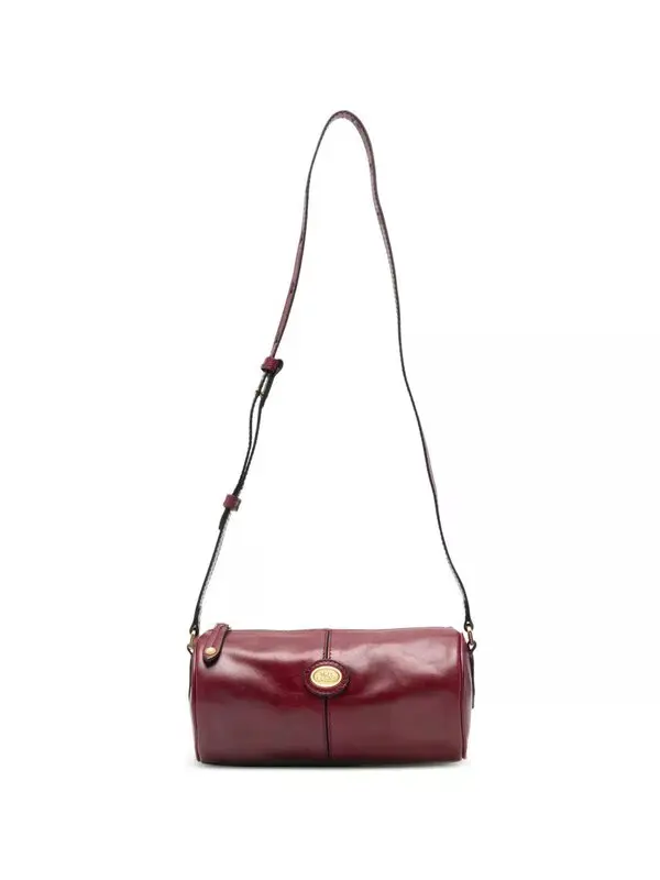 THE BRIDGE Logo-plaque Leather Shoulder Bag