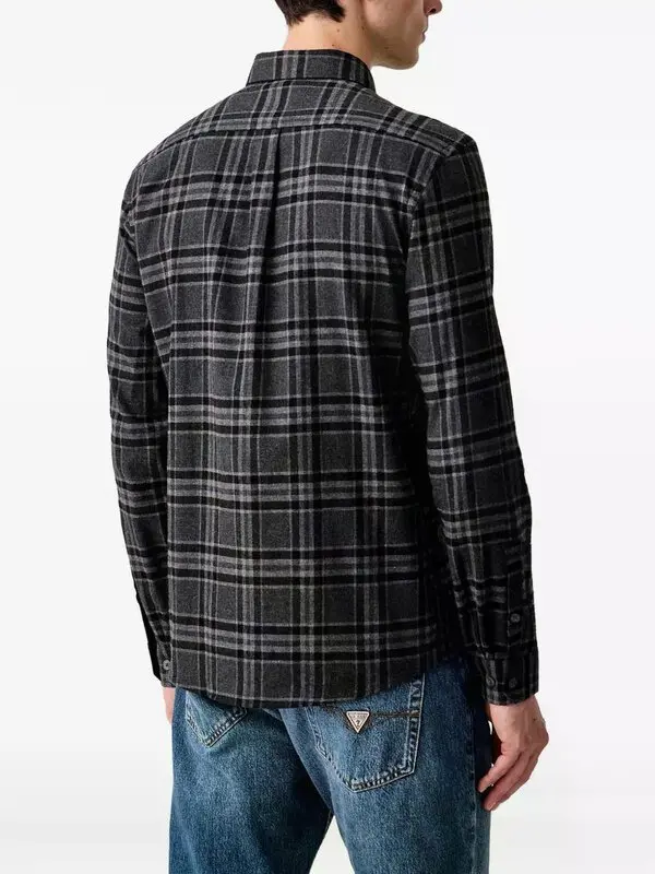 LINDBERGH Check-print Long-sleeve T-shirt