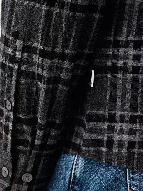 LINDBERGH Check-print Long-sleeve T-shirt
