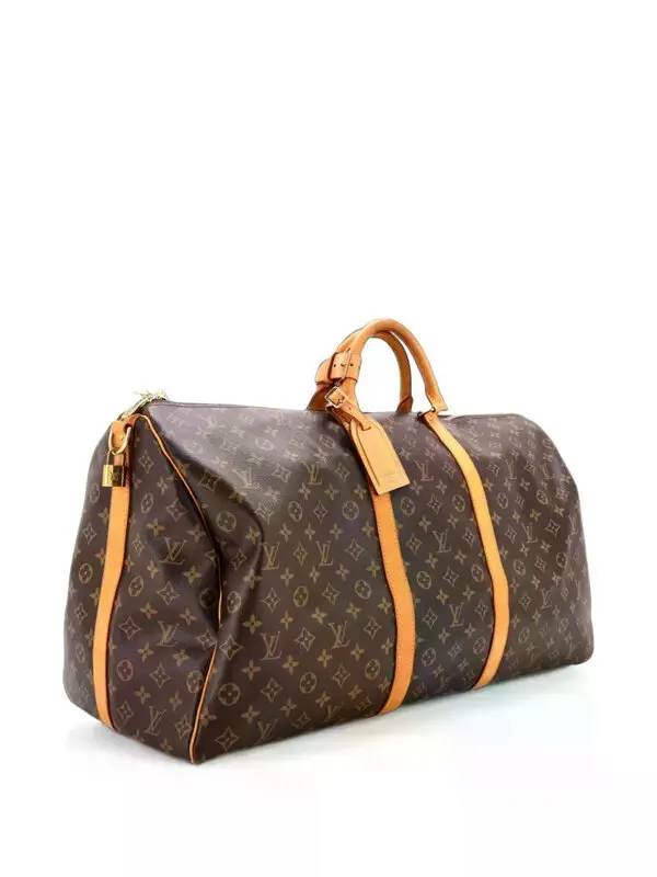 LOUIS VUITTON Keepall Bandouliere Bag Monogram Canvas 60 Travel Bag