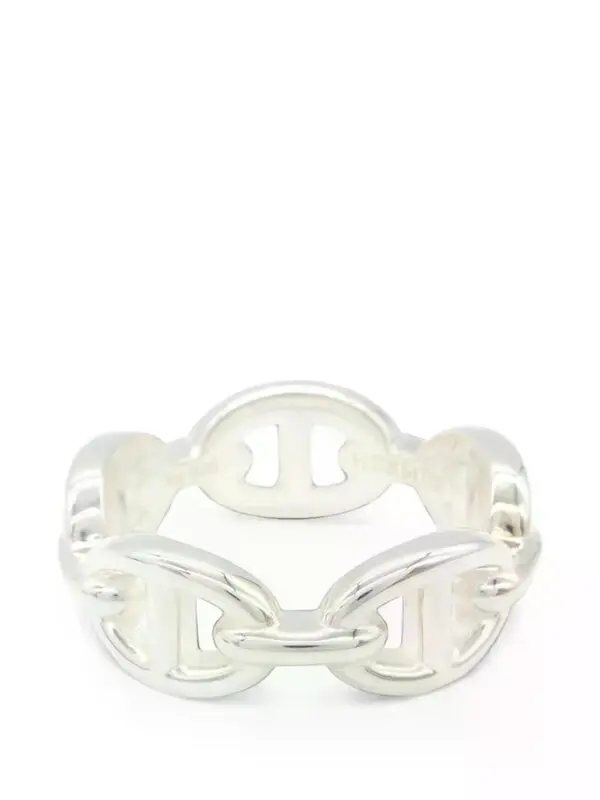 Hermès 2020s Pm Enchaînée Ring - Silver