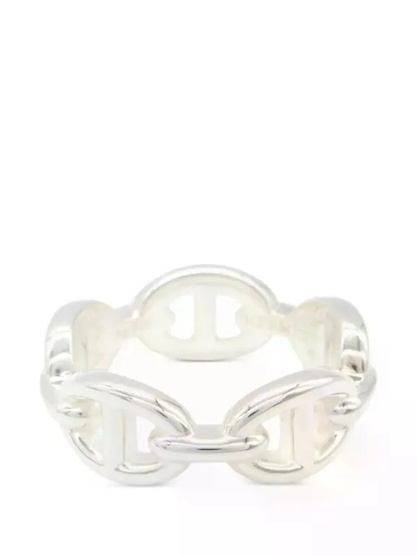 Hermès 2020s Pm Enchaînée Ring - Silver