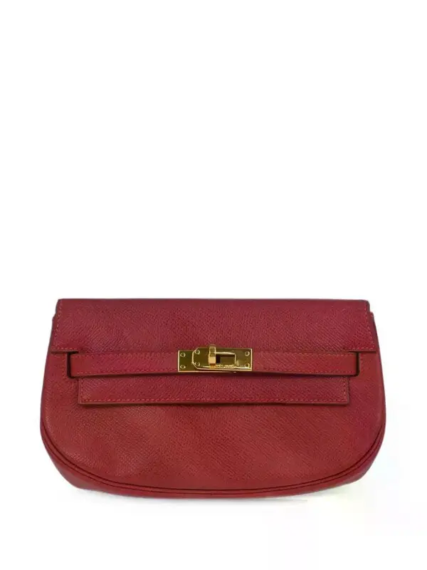Hermès 1994 Banana Kelly Clutch Bag