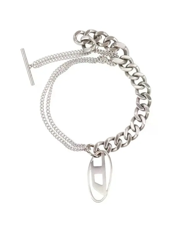 DIESEL® D Logo Chain Bracelet