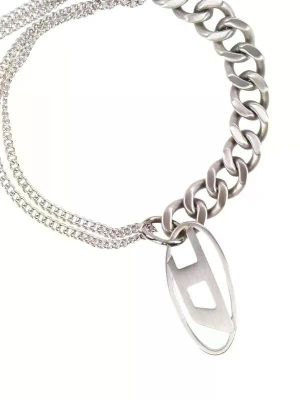 DIESEL® D Logo Chain Bracelet
