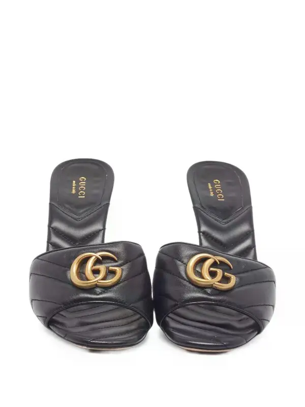 Gucci Double G Quilted Sandals