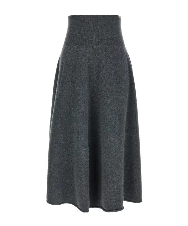 Extreme Cashmere A-line Skirt