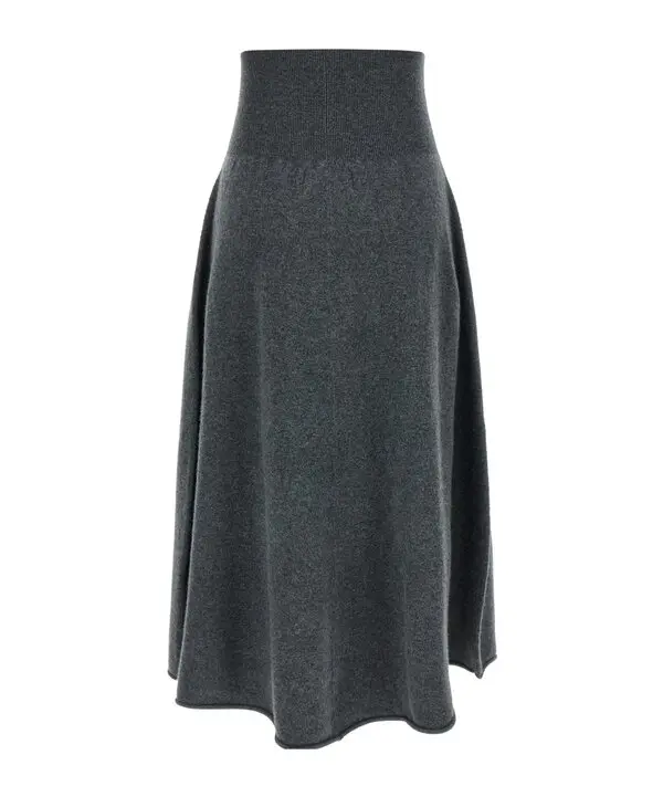 Extreme Cashmere A-line Skirt