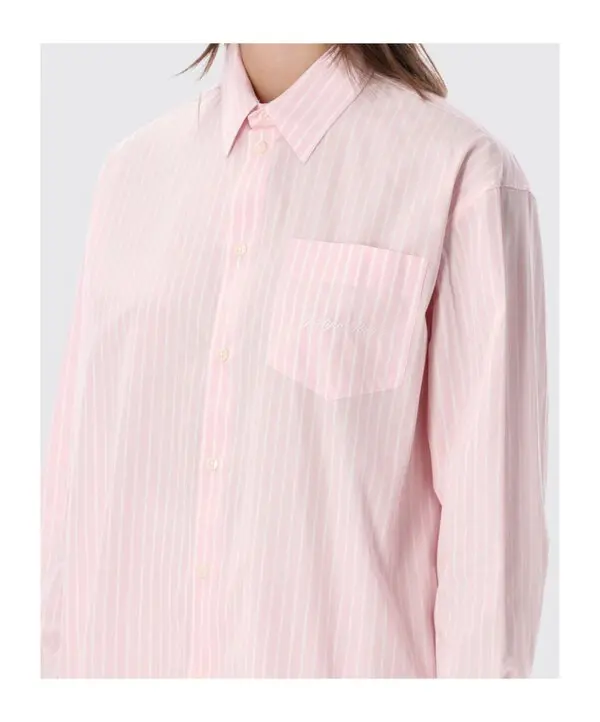 SPORTY  RICH Sporty Rich Oversized Striped Shirt