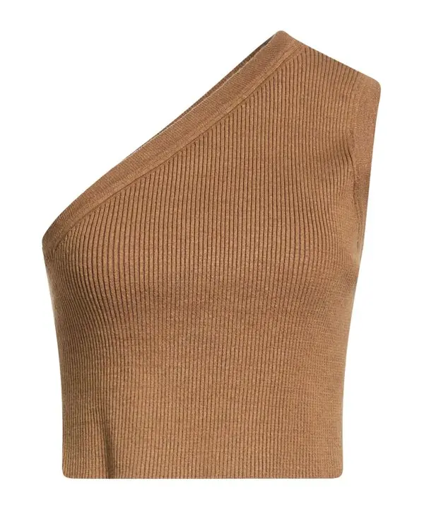Jacquemus One-shoulder Solid-colored Knit Top