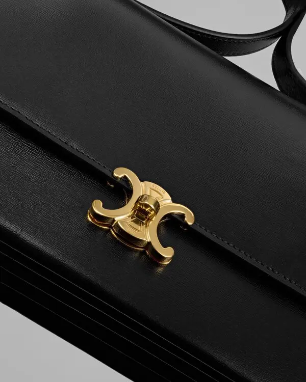 Celine Le 17 Shoulder Bag - Black