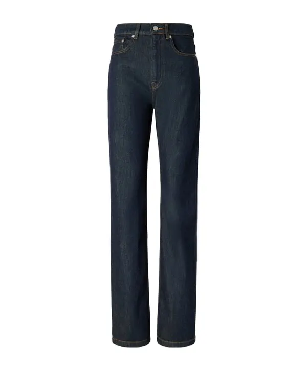JOSEPH High-rise Straight-leg Jeans