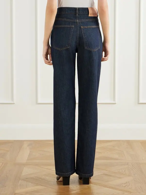 JOSEPH High-rise Straight-leg Jeans
