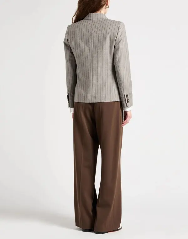 Brunello Cucinelli Striped Wool Blazer