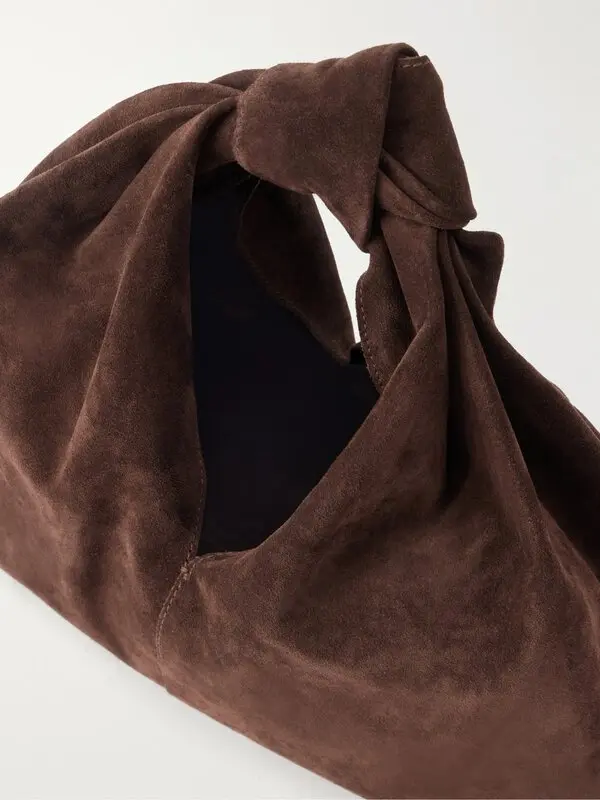 LOEFFLER RANDALL Helga Knotted Suede Clutch