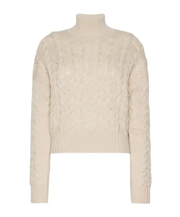 Max Mara Mstcosmo Knitted Jumper - Beige