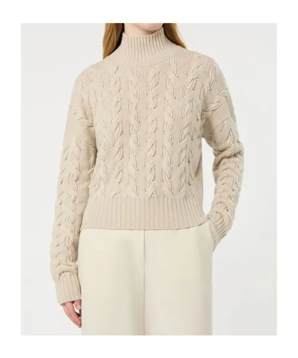 Max Mara Mstcosmo Knitted Jumper - Beige