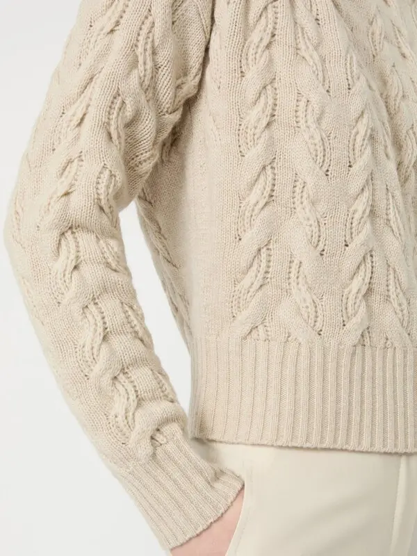 Max Mara Mstcosmo Knitted Jumper - Beige