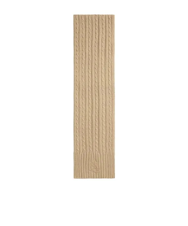 Ralph Lauren Cable Knit Long Scarf - No