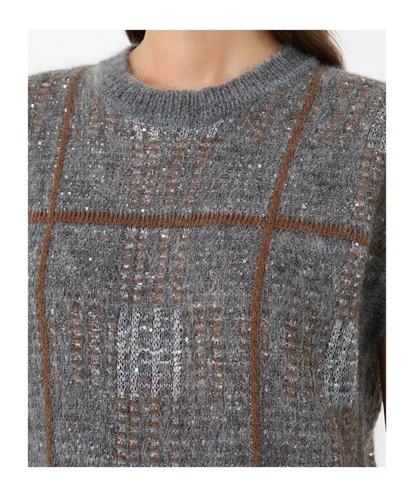 Max Mara Wool, Mohair And Cashmere Gilet Medium Grey