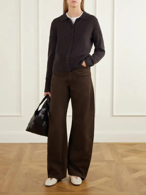 Le Kasha Ribbed Cashmere Cardigan