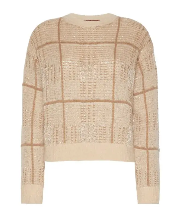 Max Mara Mstgondola Boxy Fit Jumper - Ecru