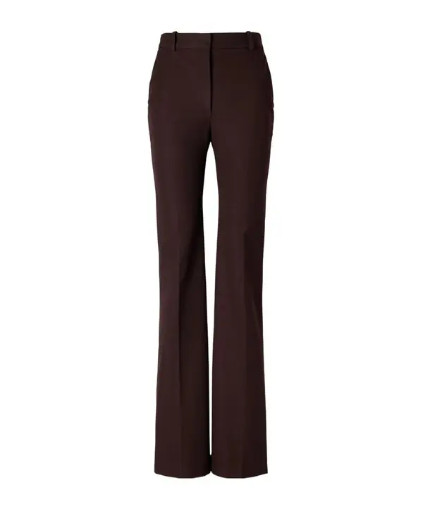 JOSEPH Stretch-gabardine Straight-leg Pants
