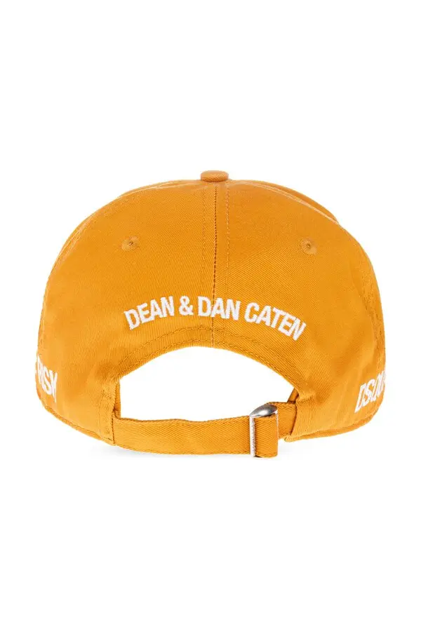 Dsquared2 Printed Baseball Cap - Yellow