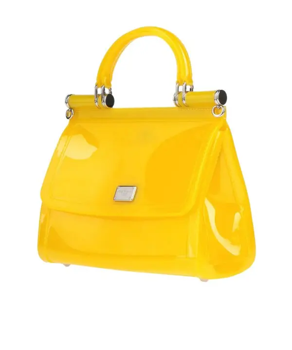 Dolce & Gabbana Minimalist Solid-color Rubber Tote Bag