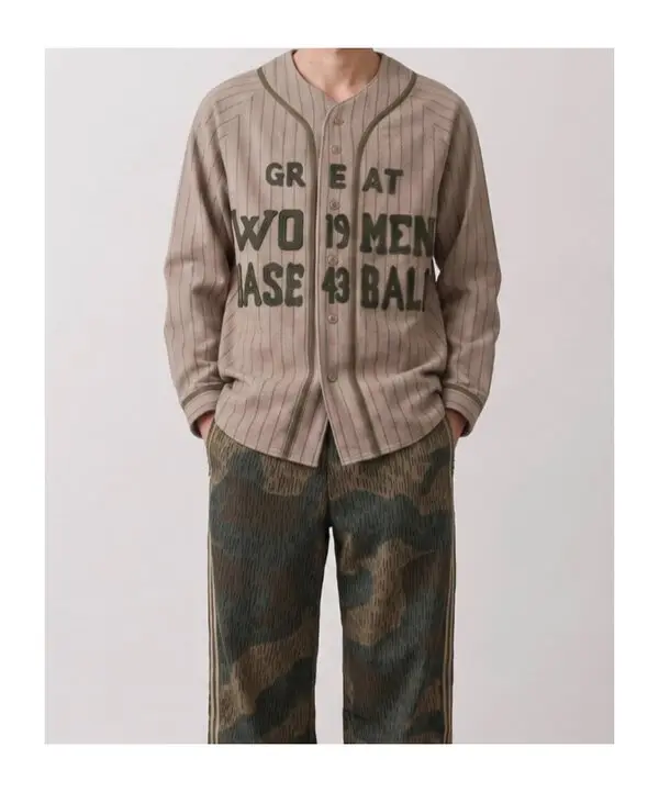 Kapital Appliqué Striped Jacket