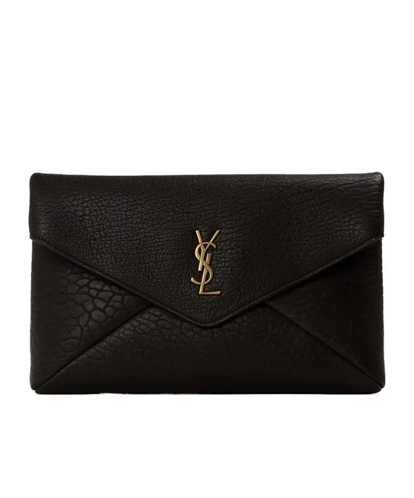 Saint Laurent Envelope-style Clutch Crafted