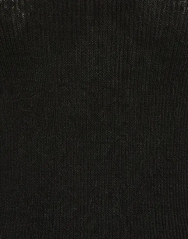 MAISON MARGIELA Solid-color Turtleneck Long-sleeve Knit Top