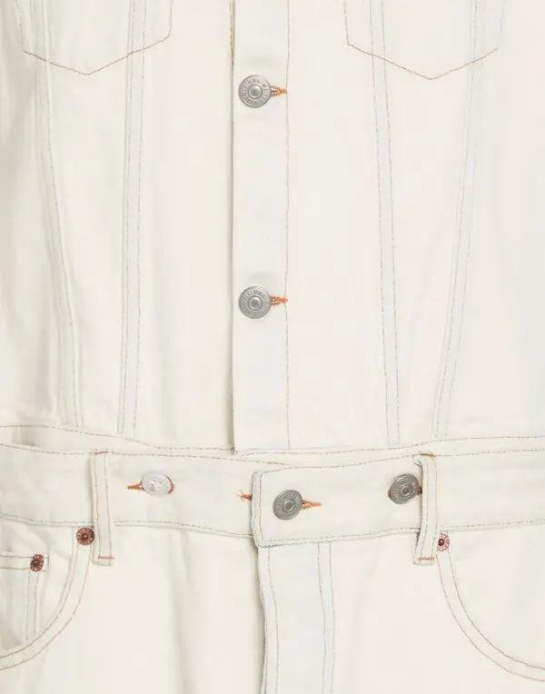 MAISON MARGIELA Solid Color Denim Dress
